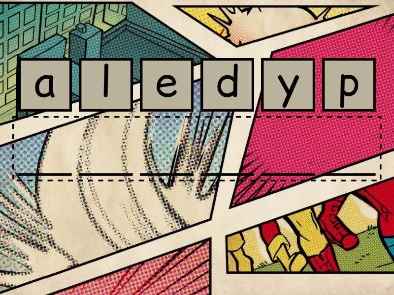 Regular verbs - Anagrama