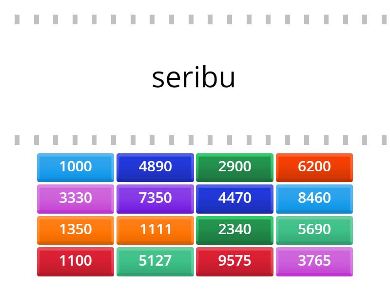 Angka (ribuan) - Find the match