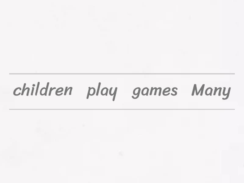 AS2 Reading Unit 3 - Unjumble