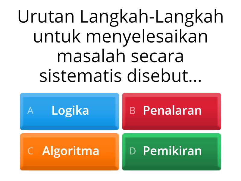 Kuis Pengenalan Pemrogram Dasar Bahasa C++ - Cuestionario Kuis Pengenalan Pemrogram Dasar Bahasa C++ - Cuestionario
