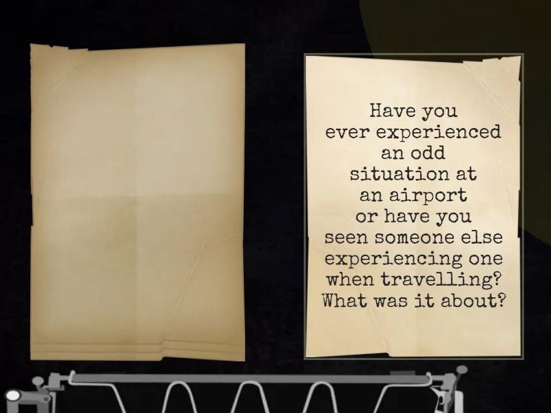 Crossing borders - Introductory Questions - Speaking cards