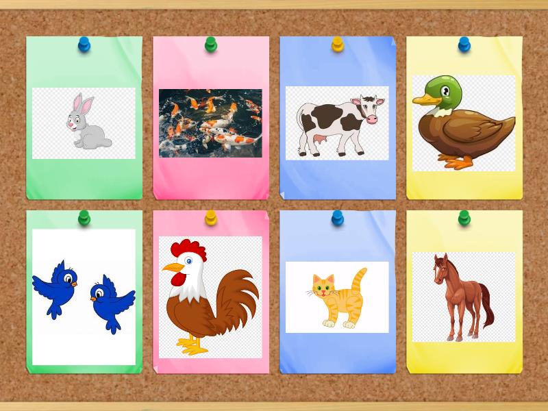 ANIMALS - Flip tiles