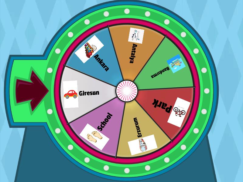 Transportation - Spin the wheel