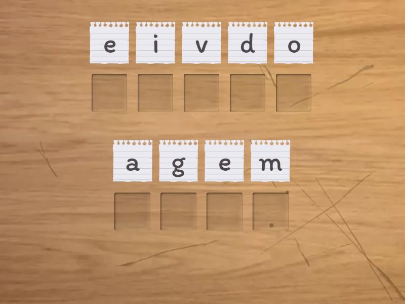 Beehive 2 Unit 4 Vocabulary - Anagrama