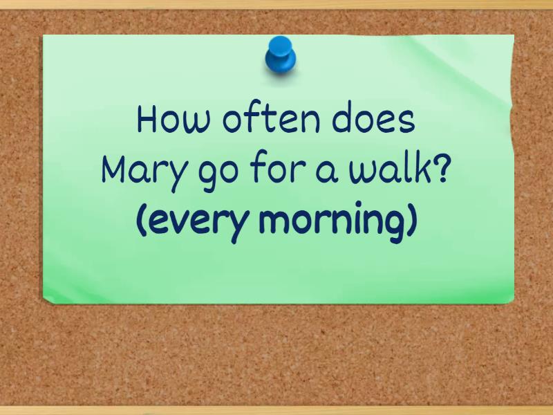 A1.7 | Questions with How often - Flash cards