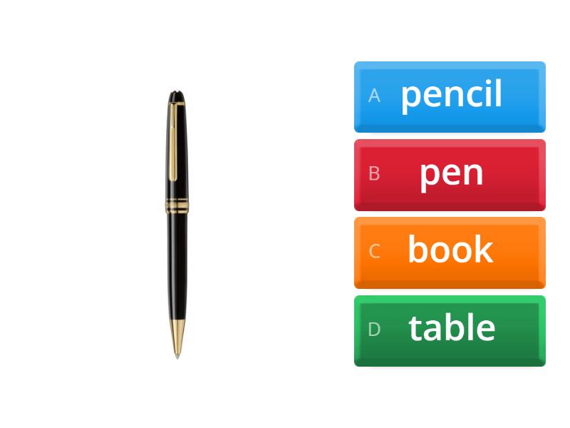 KB1 Unit 2 school objects (6 items) - Quiz