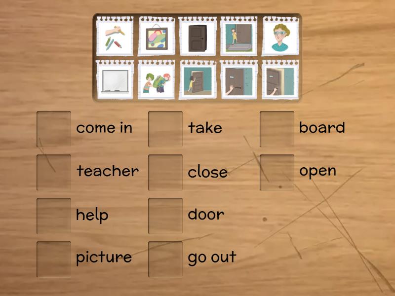 Step 3-4 My classroom - Match up