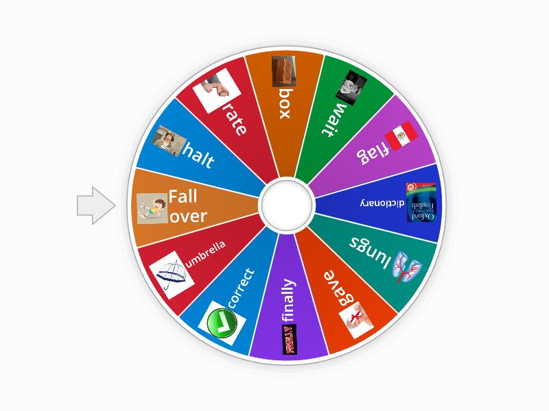 List 2 Making Sentences 2024 - Spin the wheel