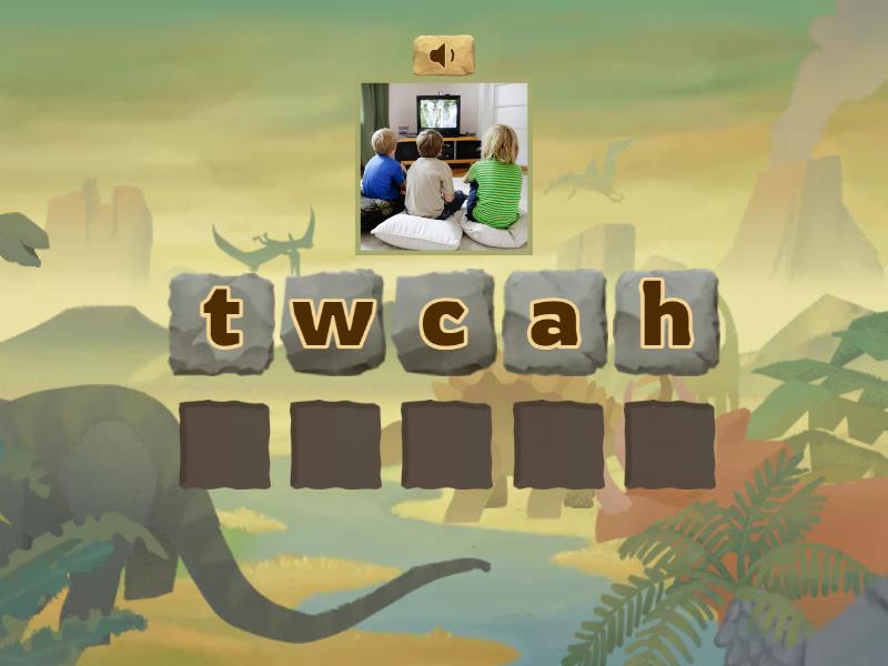 basic verbs - Anagrama