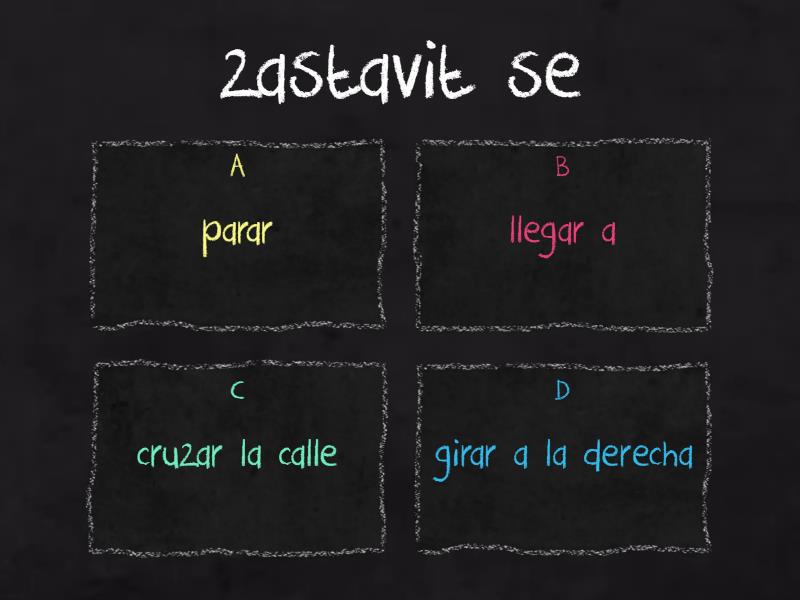 Dar direcciones - Quiz