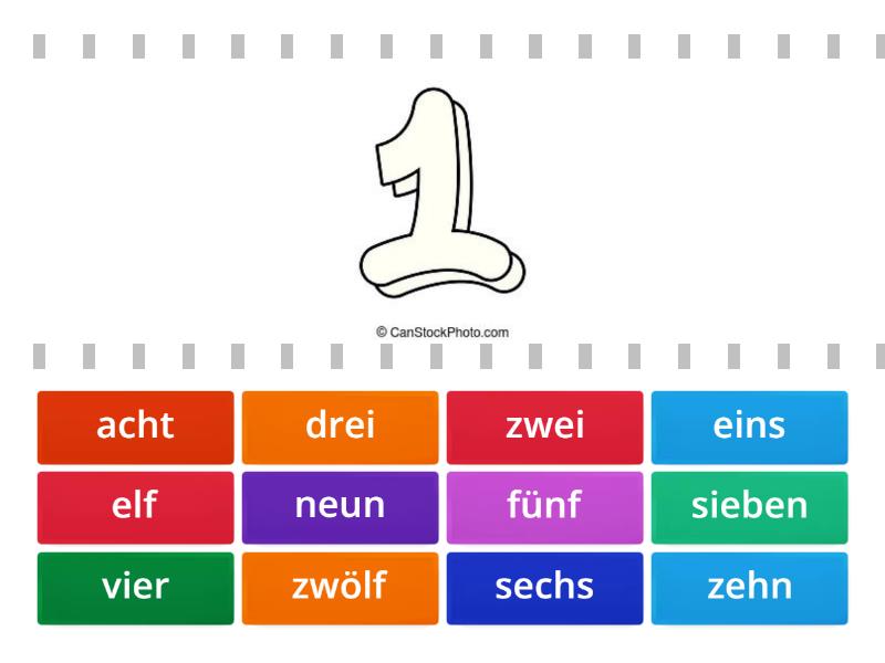 Kapitel 1 Zahlen bis 12 - Die passende Antwort