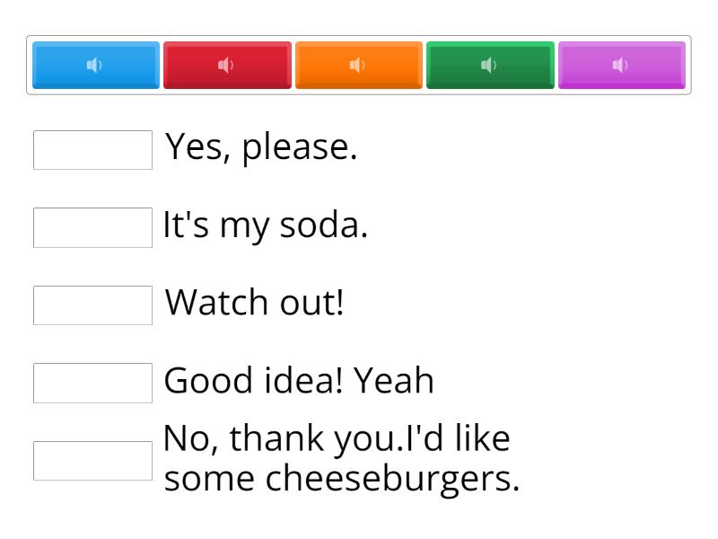 Here we go 7 start unit story match - Match up