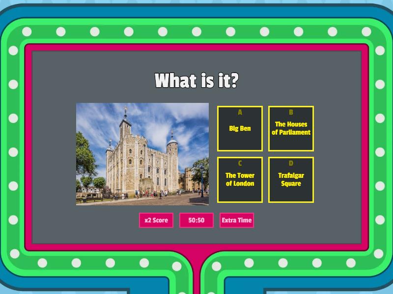 The UK General Knowledge Quiz - Gameshow quiz