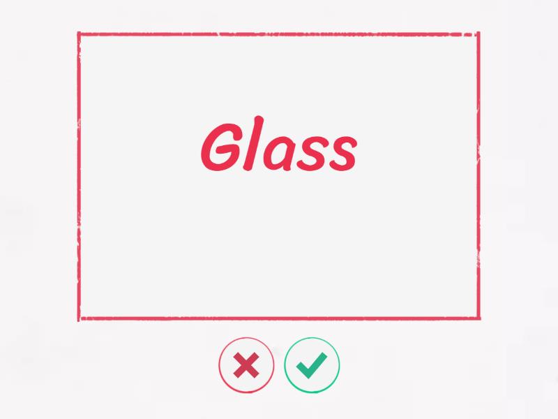 Materials - Flash cards