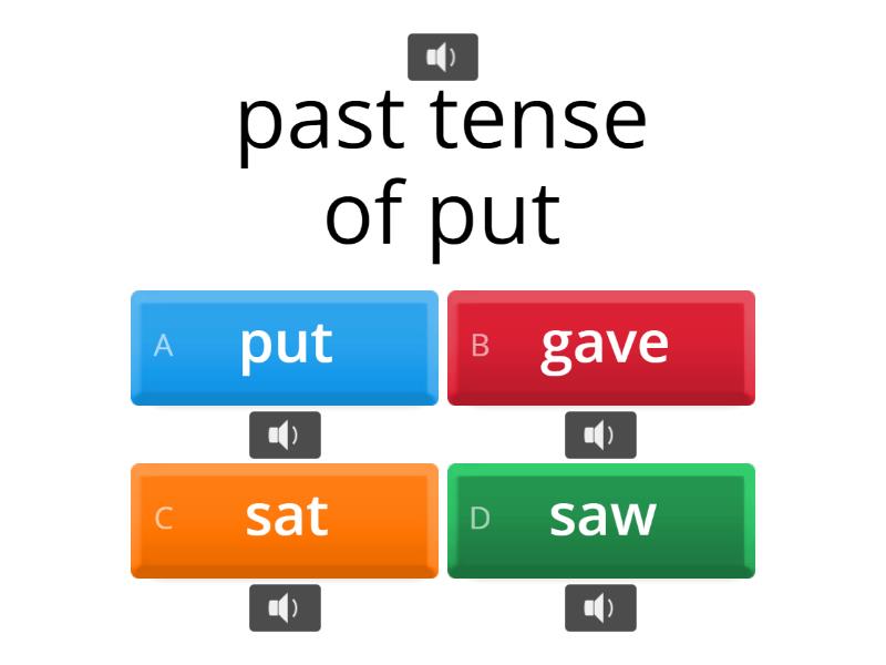 - Irregular past tense verbs (ESL Reads - Filan and Mariam L2) - Quiz