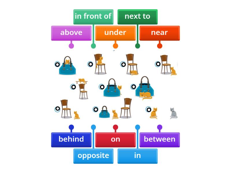 PREPOSITION OF PLACES - Labelled diagram