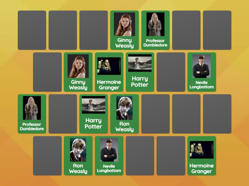 Harry Potter - Matching pairs