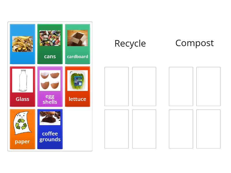 Recycle and Compost - Group sort