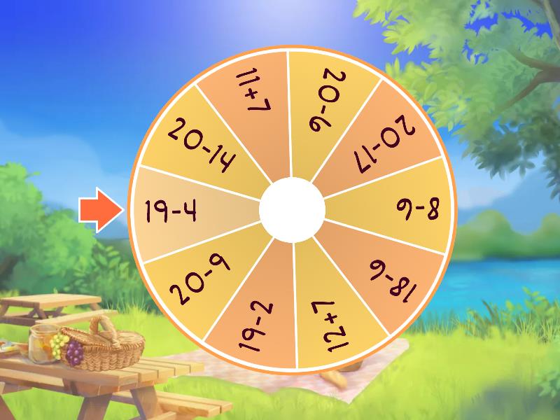 Numerace do 20 - Spin the wheel