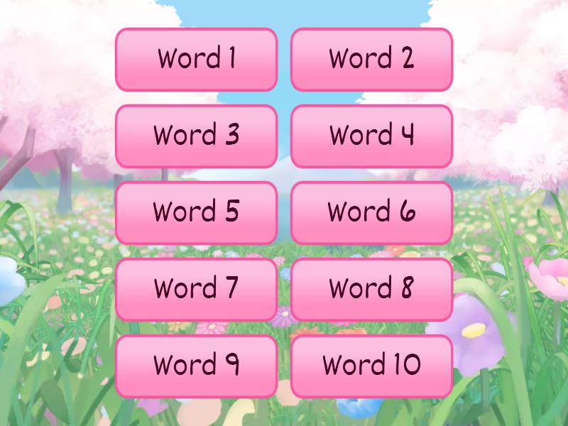 Taboo Game: Technology - Flip tiles