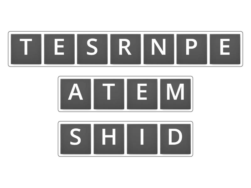 TLE WORD WALL ACTIVITY - Anagram