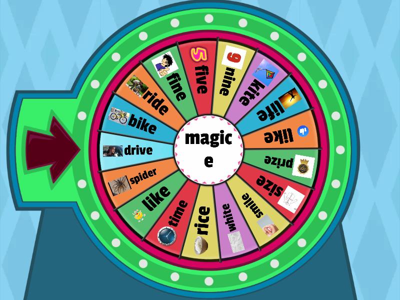 Magic e - i_e - Spin the wheel