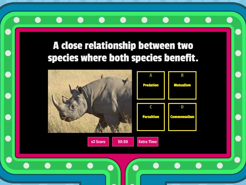 Symbiotic Relationship Quiz - Gameshow quiz