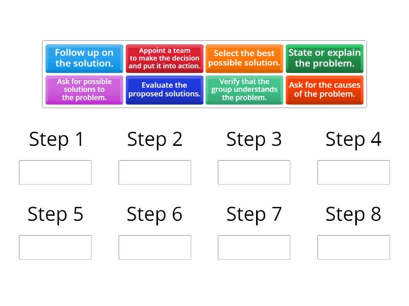 Meetings - Step-by-step - Group sort