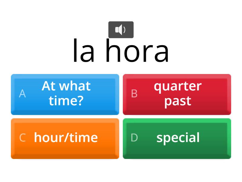 6.3 Mi horario escolar - Cuestionario