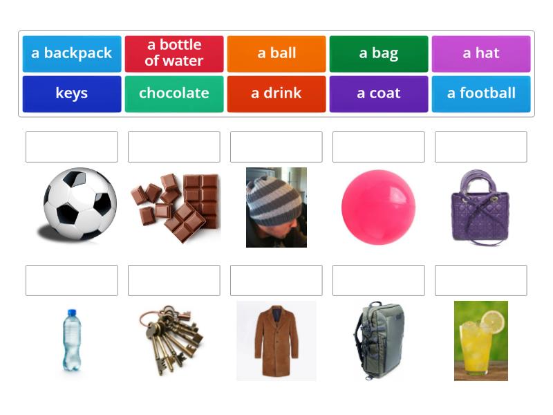 Prepare 1 - unit 4 - things - Match up