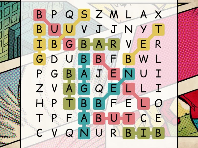 b - - Wordsearch
