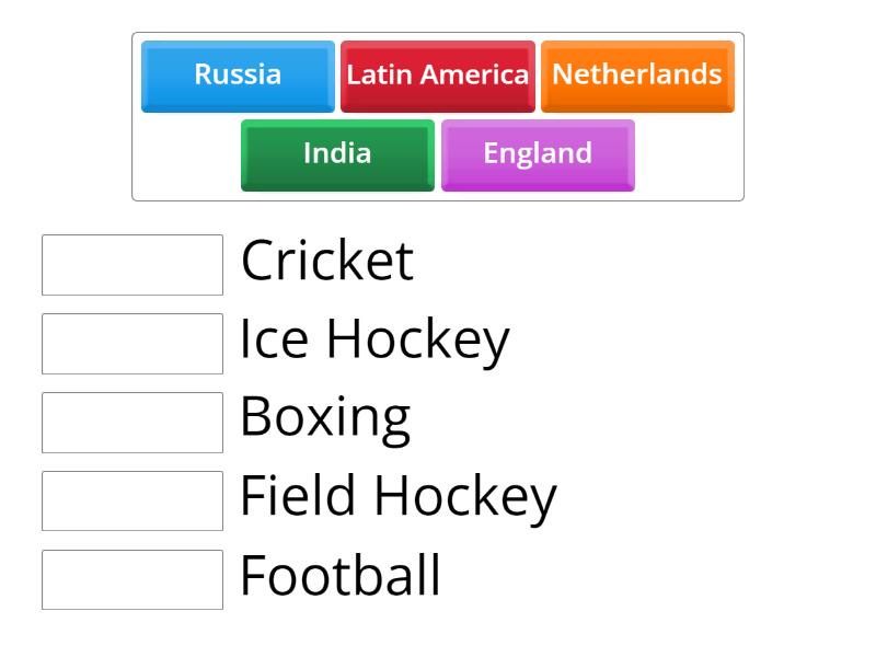 English Homework - Match up
