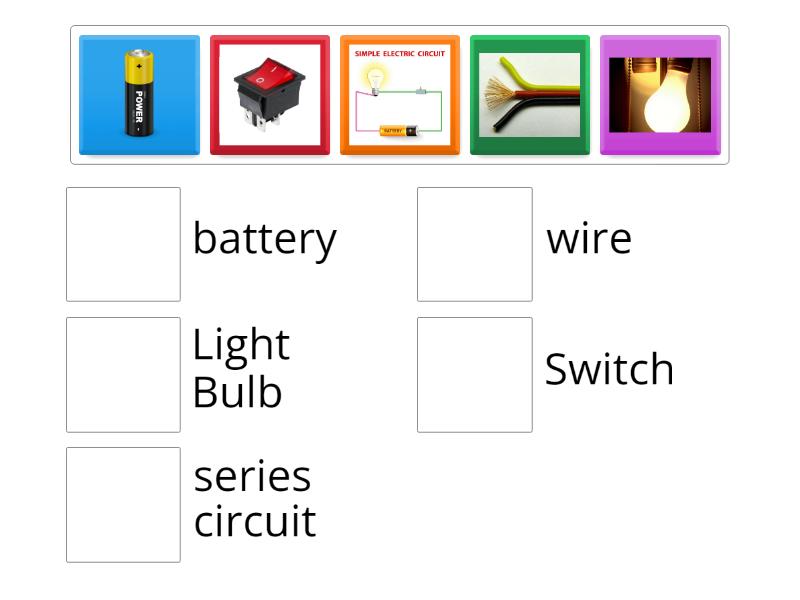 level 1 Electric circuit components - Match up