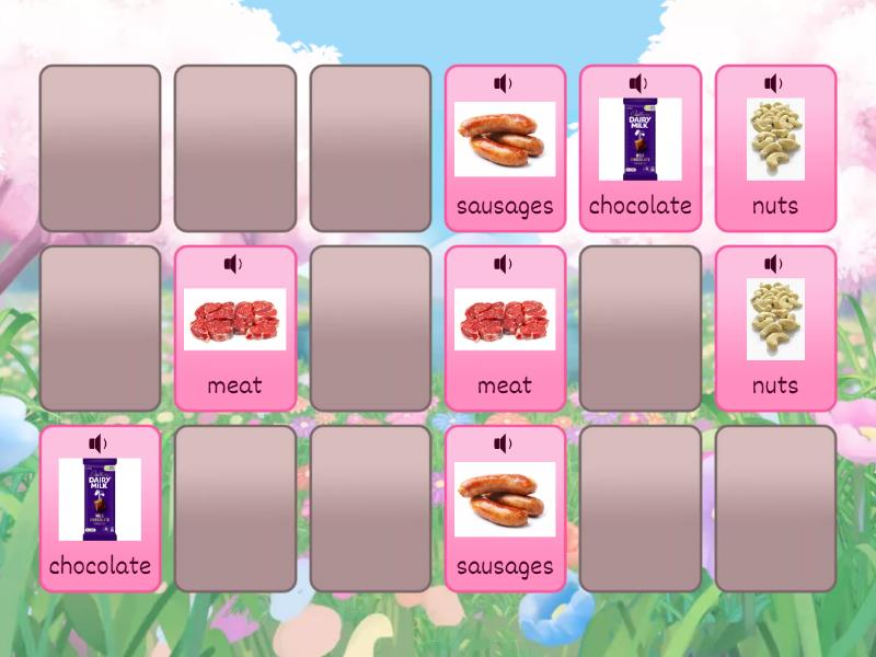 Food (Elementary) gr32-23 - Matching pairs