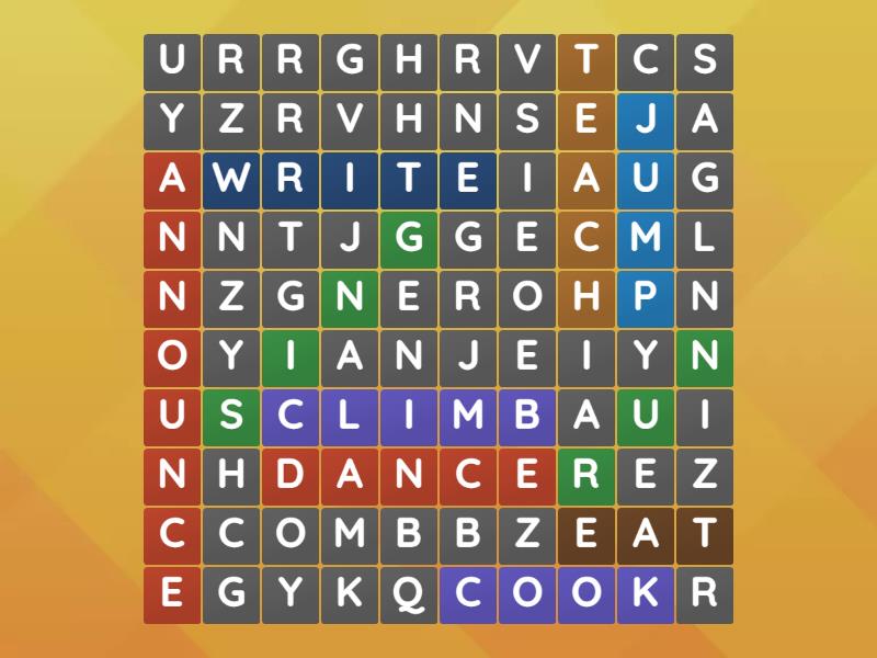 Adverbs of Place - Sopa de letras