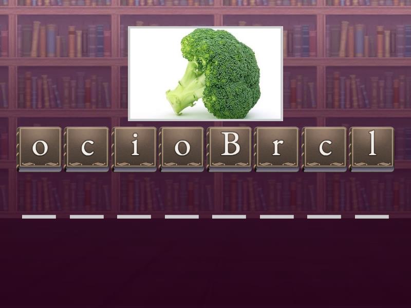 Vegetables - Anagram