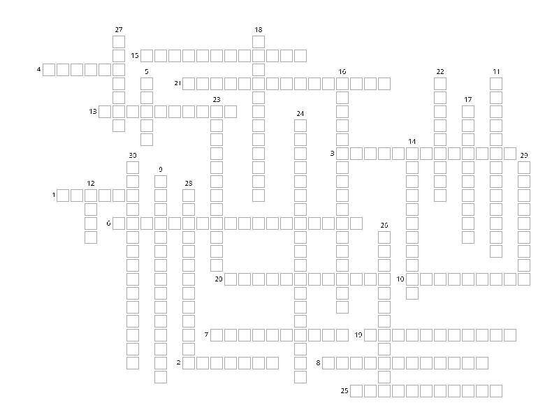 Professions - Review - Crossword