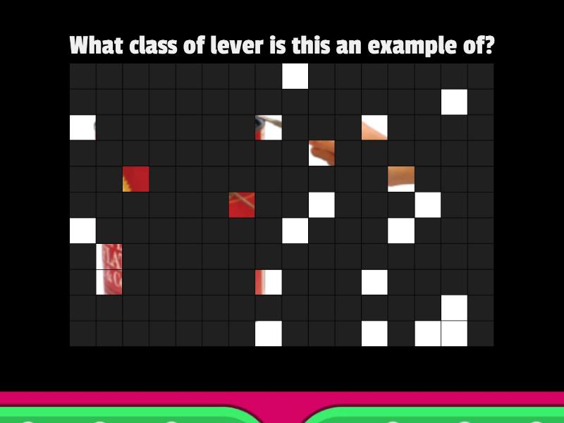 Classes of levers - Acertijo visual