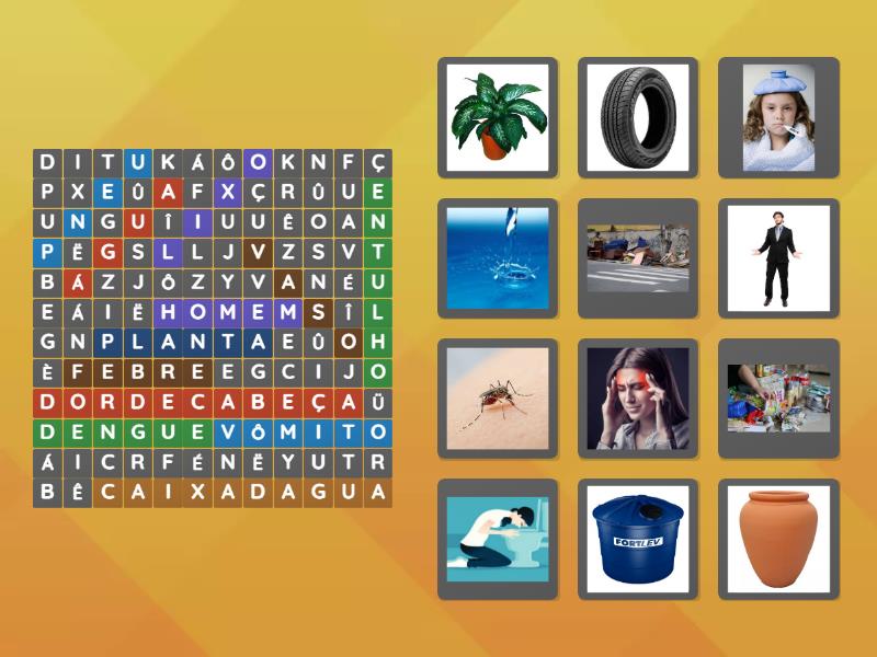 CRUZADINHA DA DENGUE - Sopa de letras