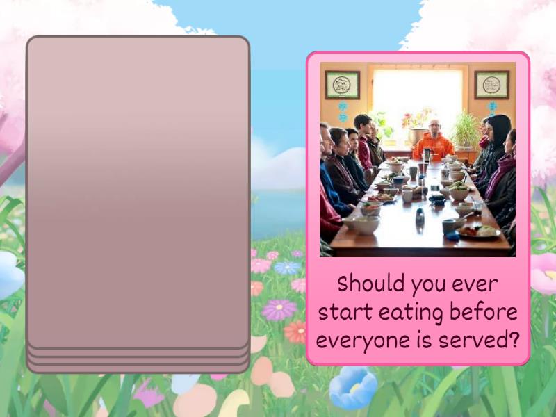 NEFI 4A Social rules - Speaking cards