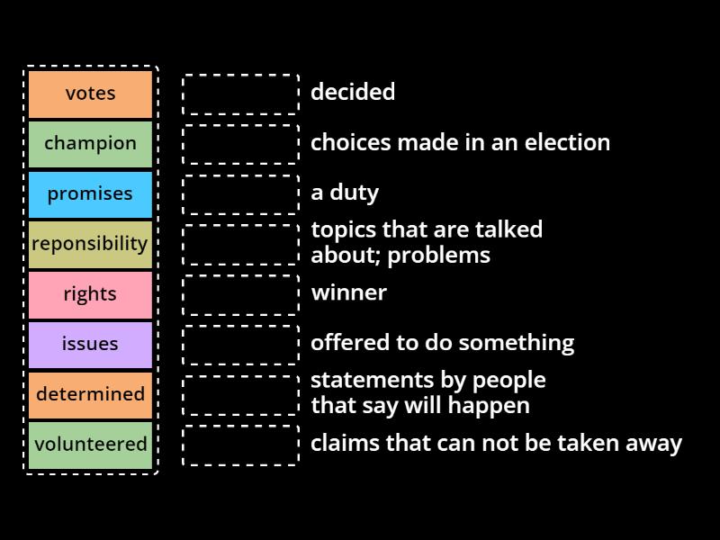 unit 5 week 4 vocab grade 2 - Match up