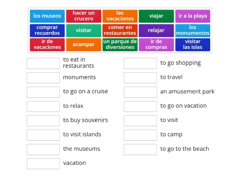 Las Vacaciones - Match up