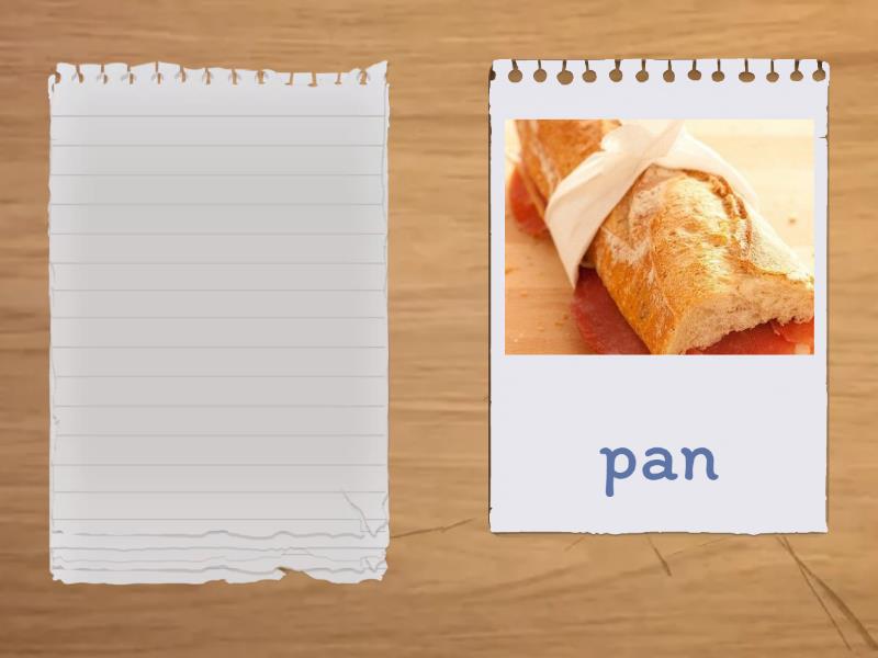 Comida - Speaking cards