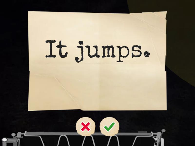 I climb. - Flash cards