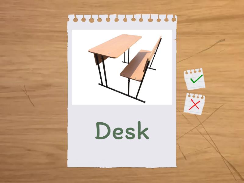 School things - Flash cards