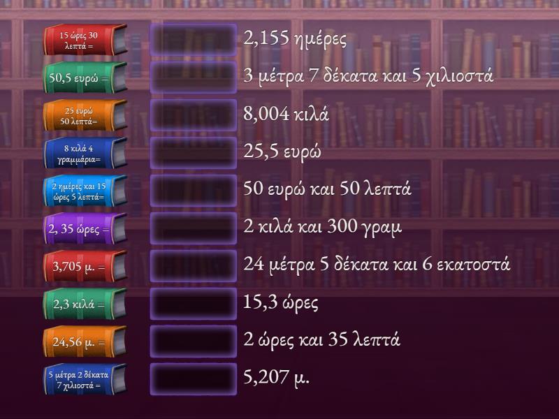 Μαθηματικά Δ Δημοτικού / Συμμιγείς και δεκαδικοί αριθμοί / Μετατρέπω ...