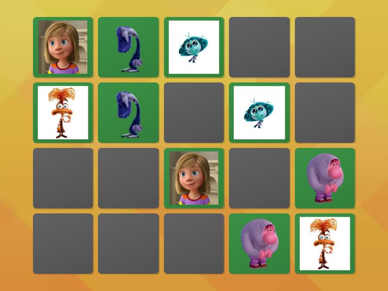 Inside out memory game - Parejas