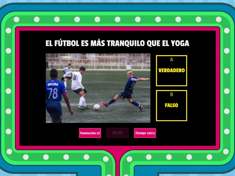 LOS COMPARATIVOS Y LOS DEPORTES - Concurso de preguntas