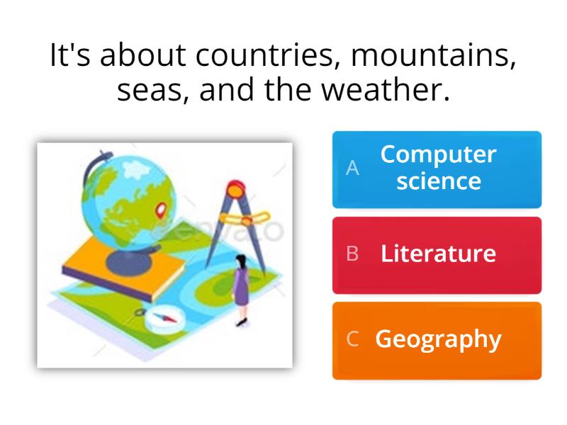 School Subjects Guessing Game Quiz