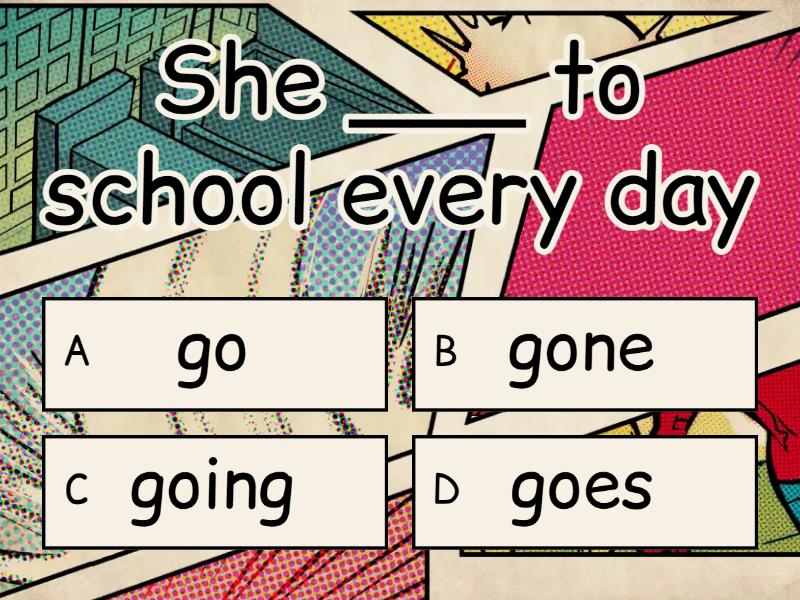 Simple Present vs Simple Past - Quiz